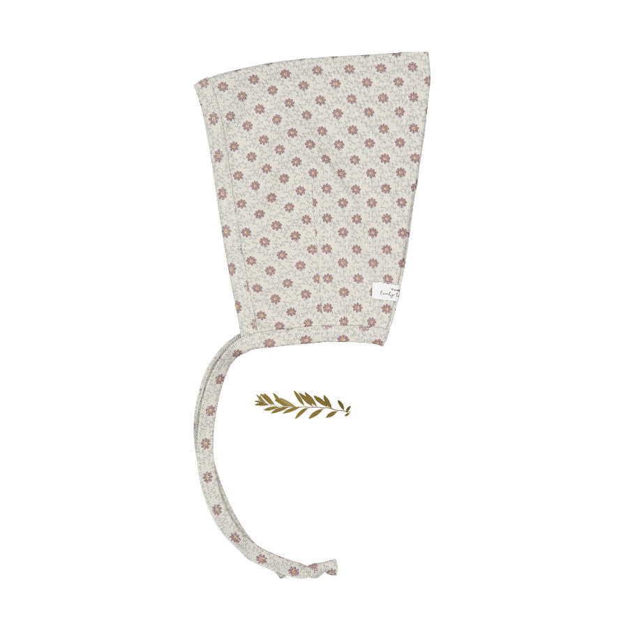 The Printed Pixie Bonnet - Emma Mauve – Lovely Littles