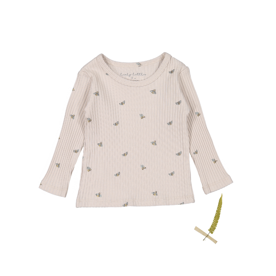 The Printed Long Sleeve Tee - Bee – Lovely Littles