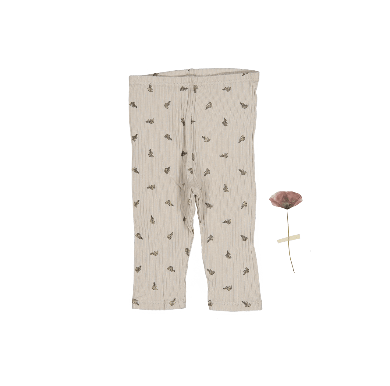 The Printed Legging - Sand Leaf – Lovely Littles