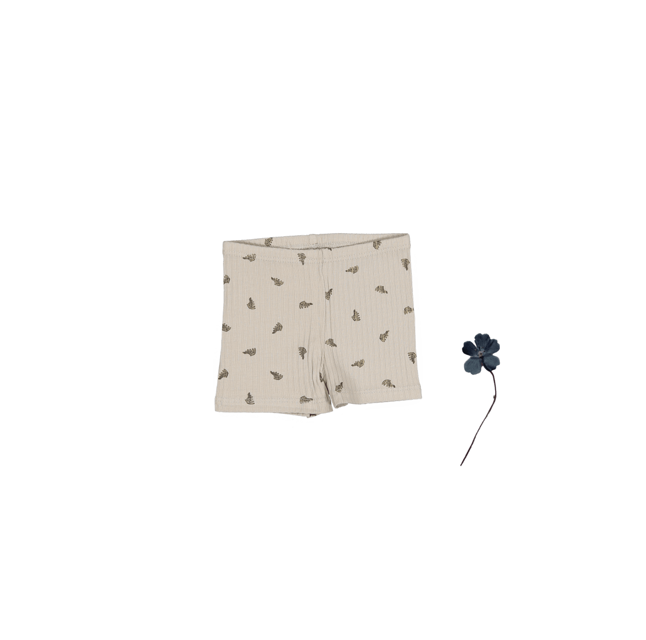 The Printed Short - Sand Leaf – Lovely Littles